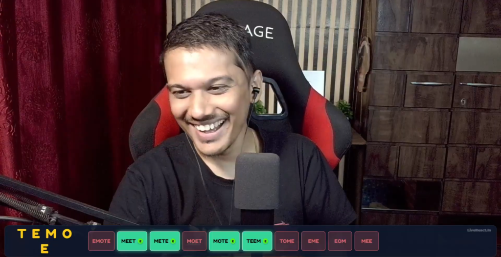WRL: Word Rush Live – Interactive Chat Game Overlay - LiveReact Overlays